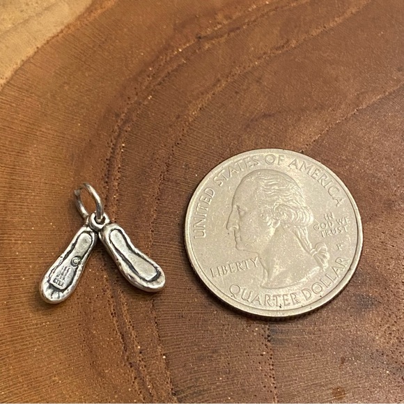 James Avery | Jewelry | Retired James Avery Ballet Toe Shoes Sterling ...